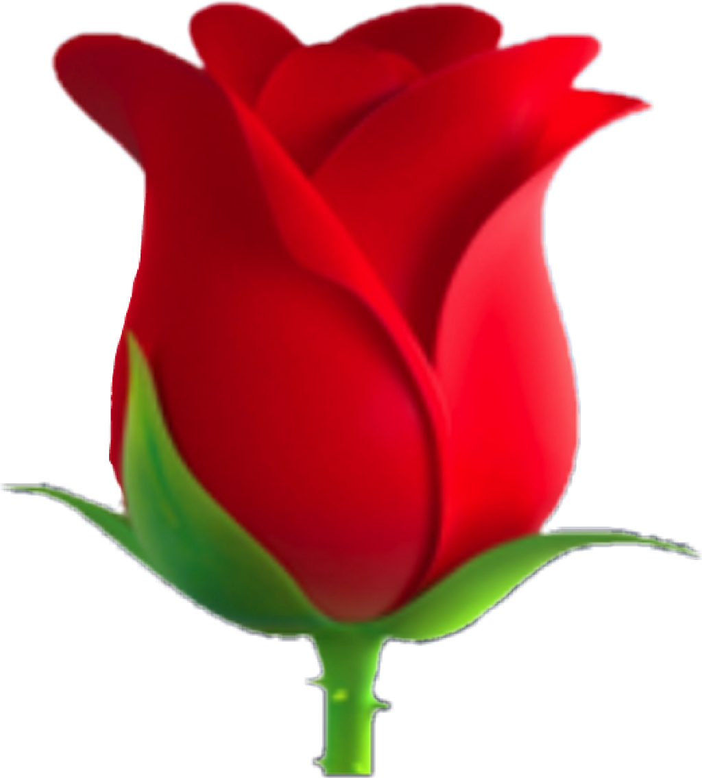 Download Clipart Rose Emoji - Transparent Background Rose Emoji ...