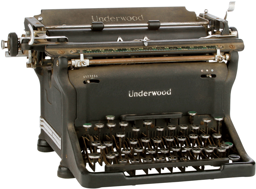 Download Transparent Typewriter Png - Machine - ClipartKey