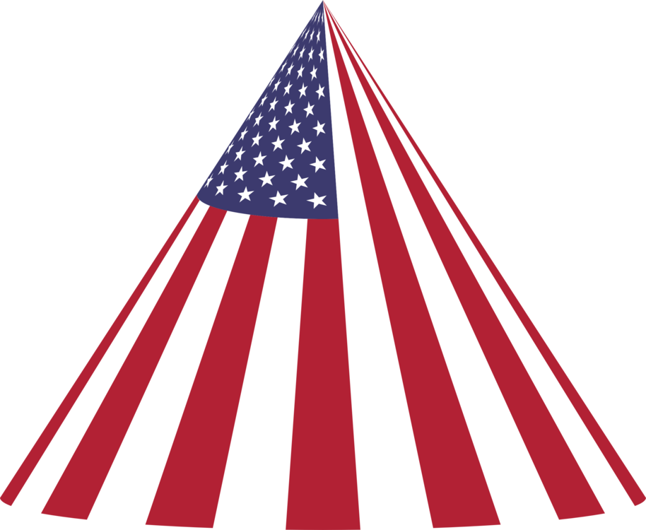 Download Triangle,symmetry,area - American Flag Triangle - ClipartKey