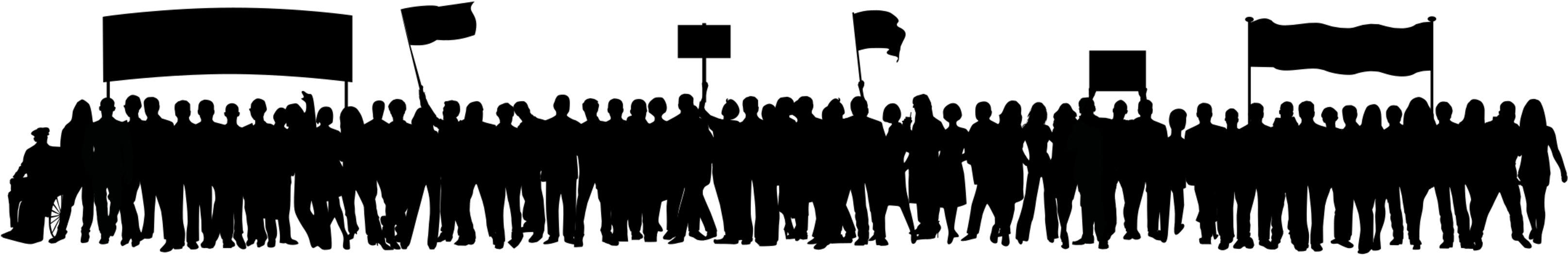 Download Clip Art People Marching Clipart - Transparent Protest Clipart ...