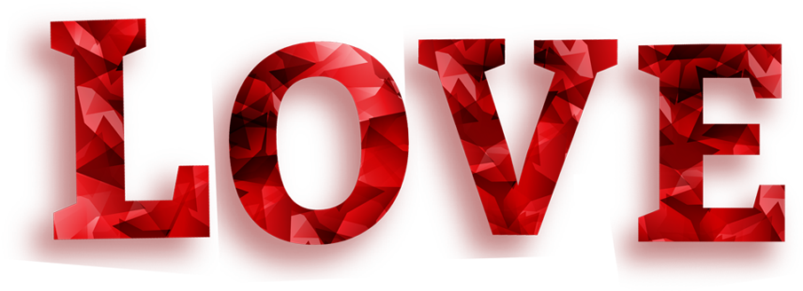 Download Love Png Word Transparent - Graphic Design - ClipartKey