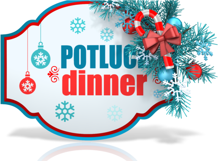 Download Christmas Eve Potluck Dinner , Transparent Cartoons ...