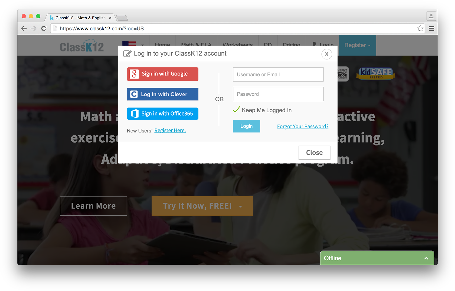 Download Clip Art Picture Of A Classroom With Students - My Classroom Login - ClipartKey