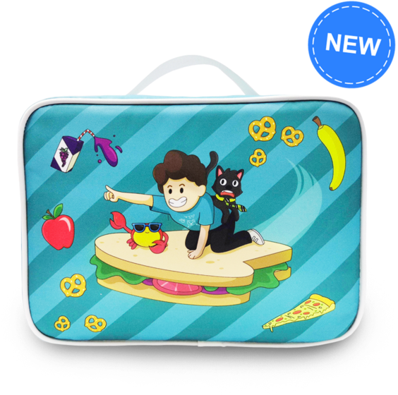Download Denis Graffiti Backpack Luch Box , Transparent Cartoons - New ...