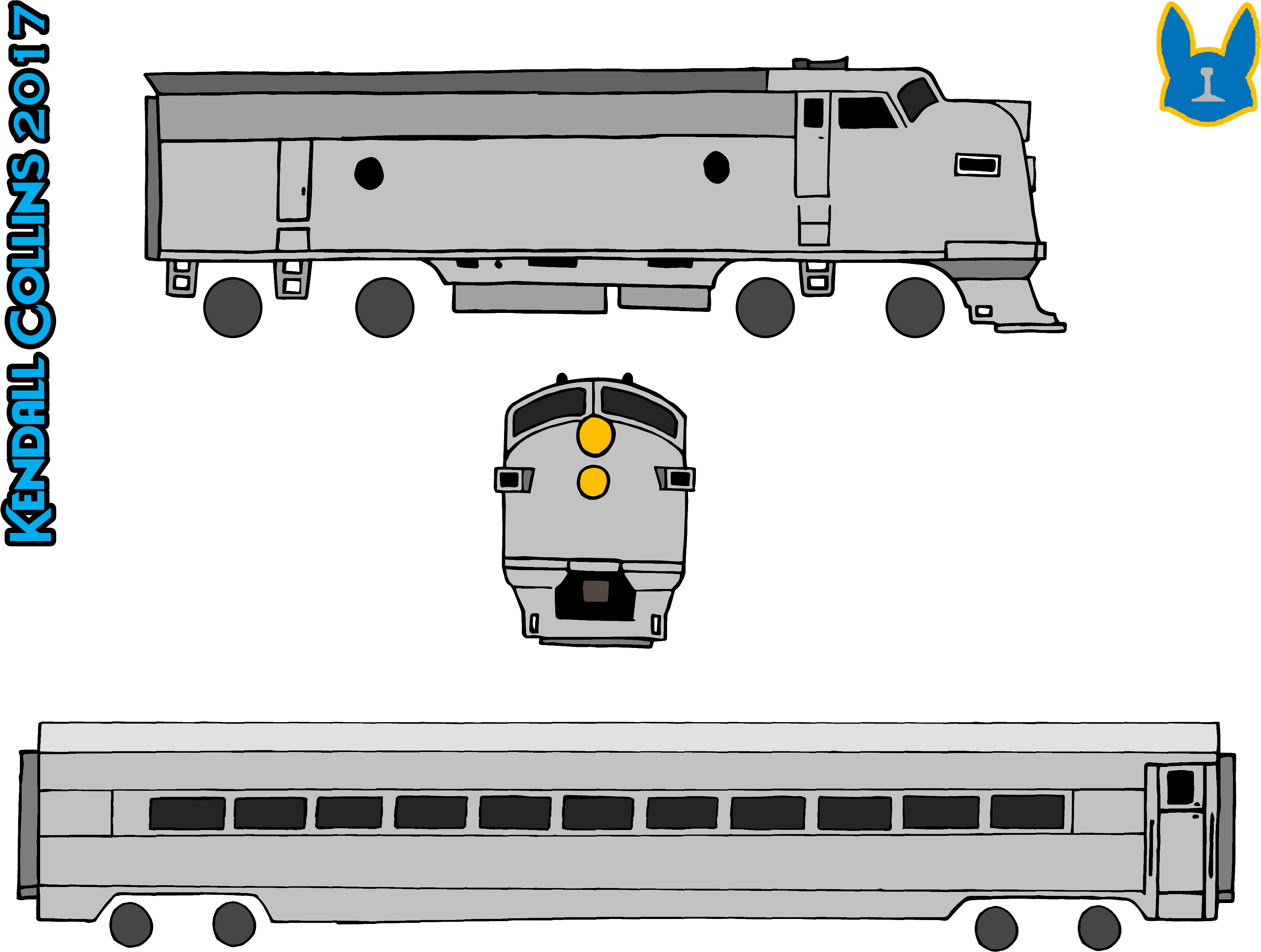 Download Blank Streamline Passenger Train Ref - Bus - ClipartKey