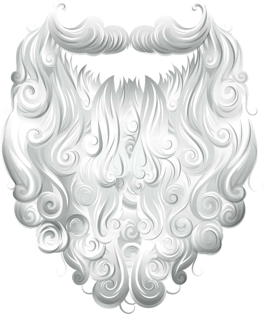 Download White Beard Png - Santa Claus Beard Transparent - ClipartKey