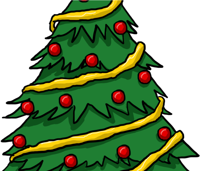 Download Transparent Cartoon Christmas Tree Png - Simple Christmas Tree ...