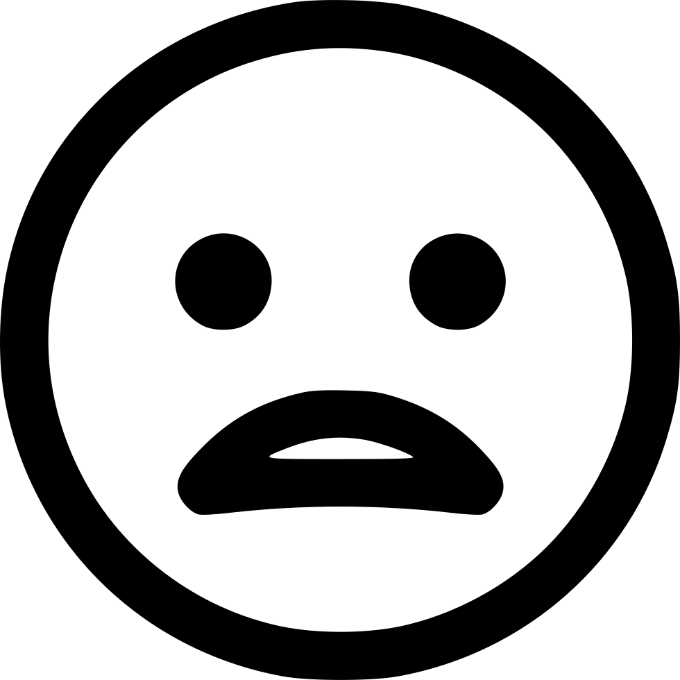 Download Disappointed - Happy Face Vector Png - ClipartKey