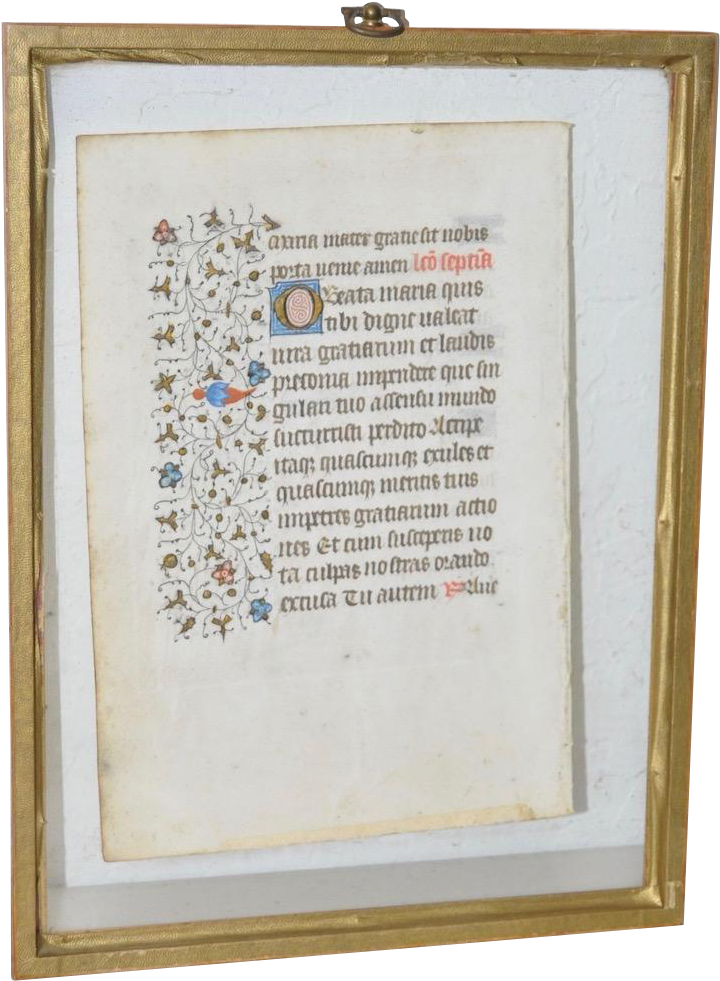 Download Clip Art Antique Manuscripts - Picture Frame - ClipartKey