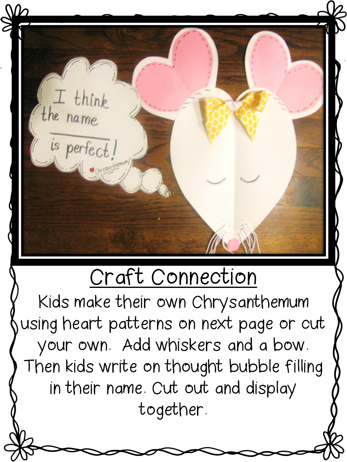 Download Chrysanthemum By Kevin Henkes Craft - ClipartKey