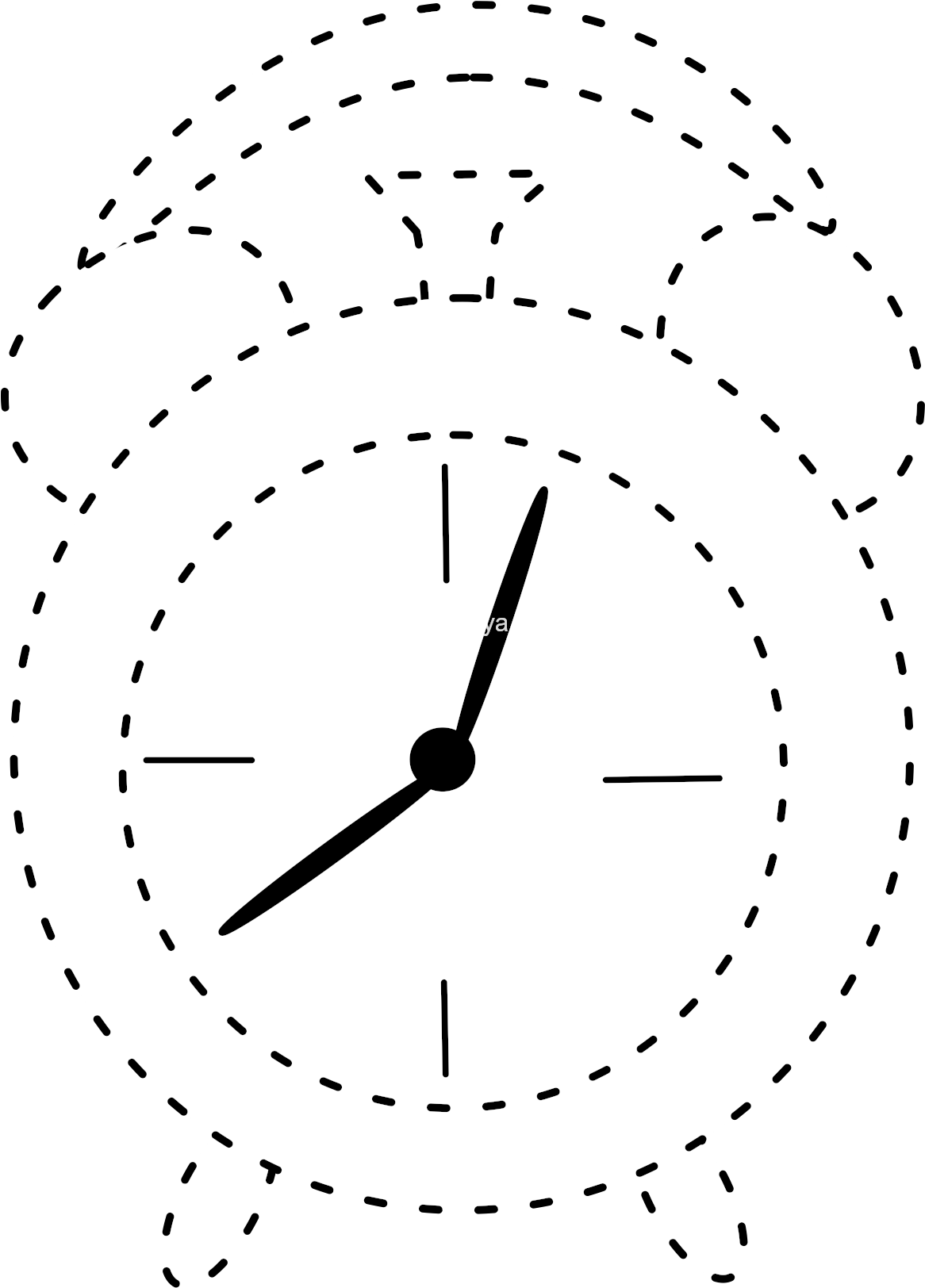 Download Clock Tracing - ClipartKey