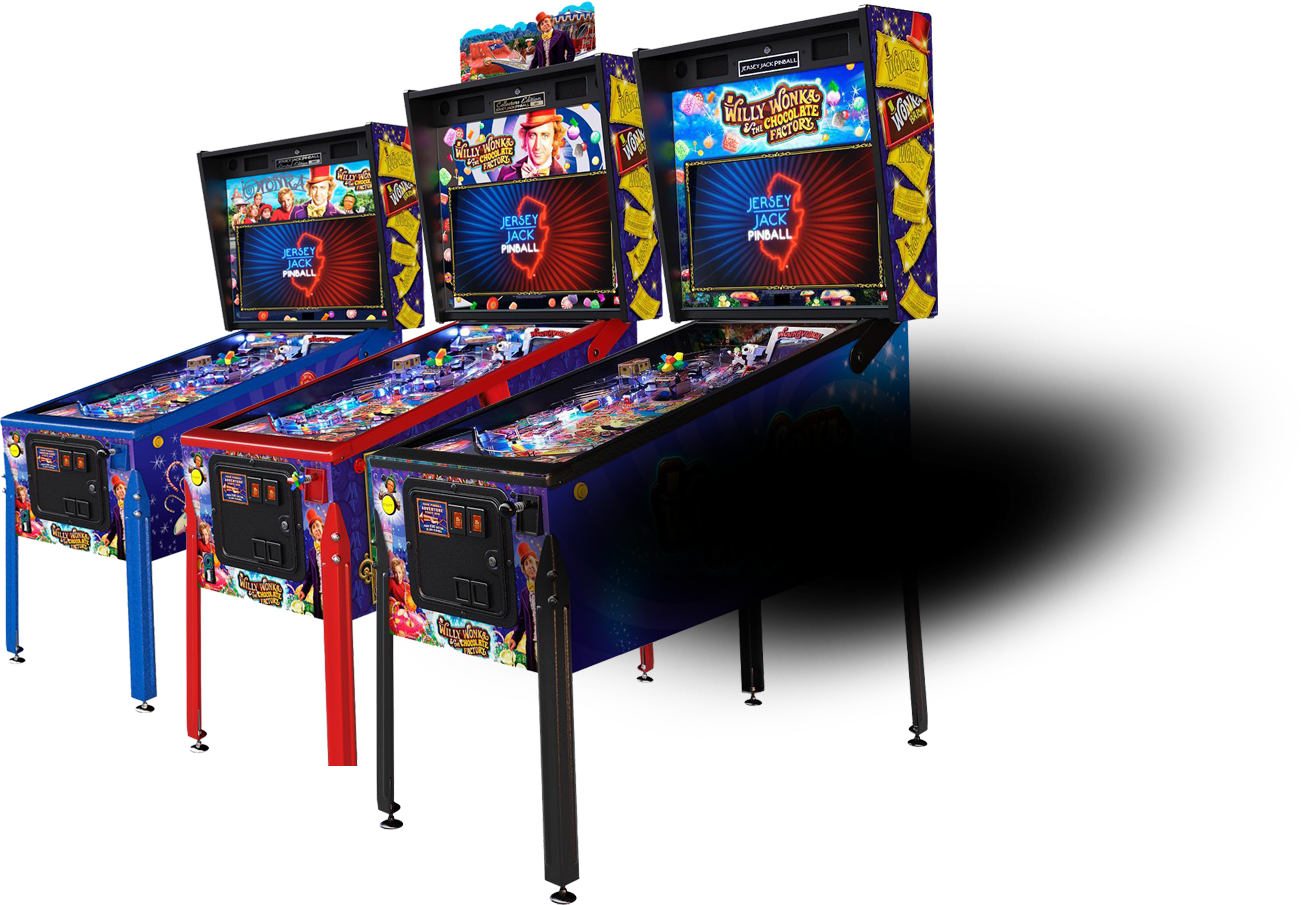 Download Willy Wonka Pinball Machine - ClipartKey