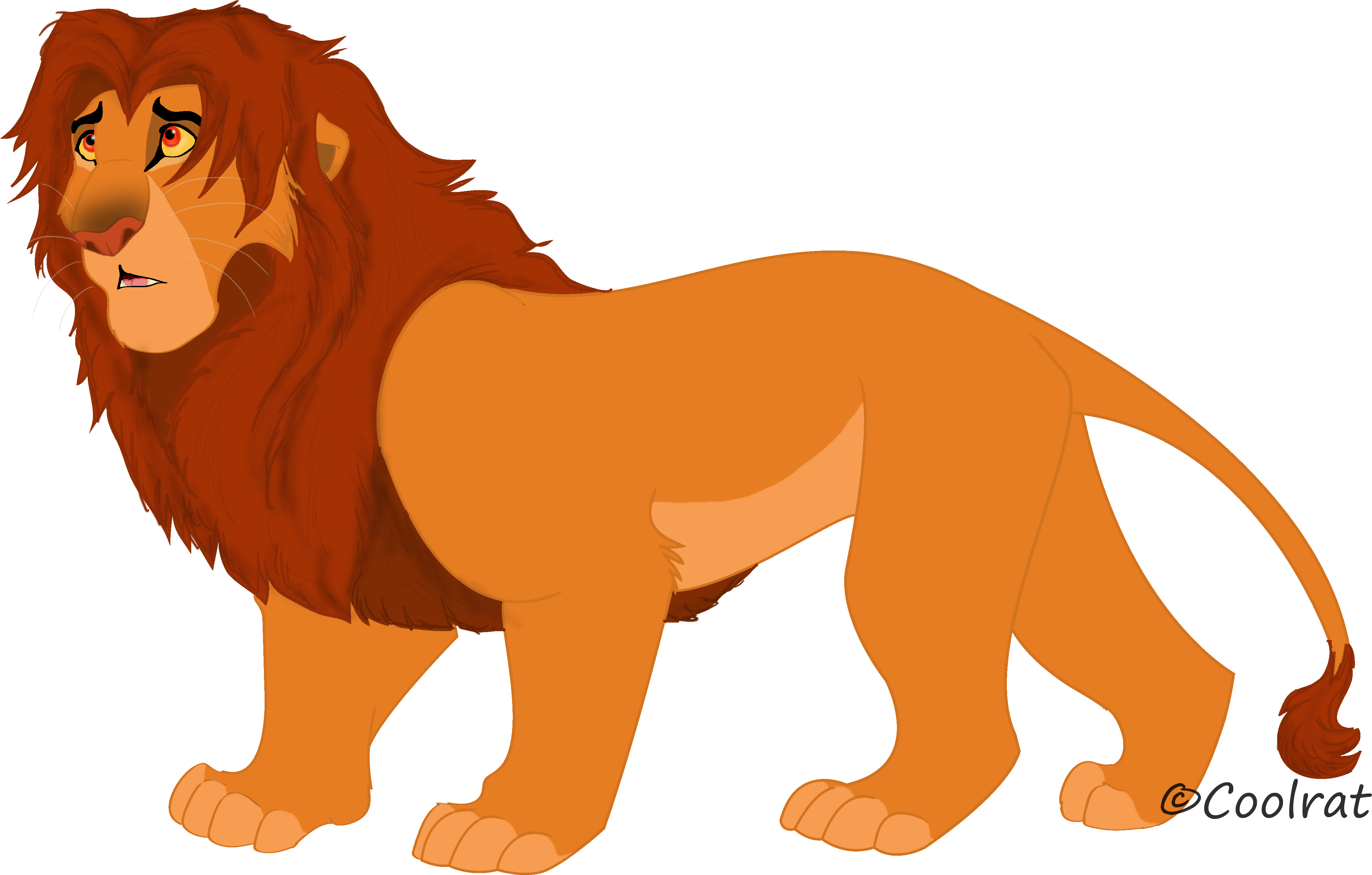 Download Transparent Lion King Simba Png - Simba - ClipartKey