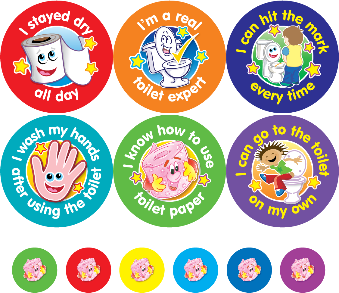 Download Toilet Training Stickers - Toilet Stickers For Toilet Training ...