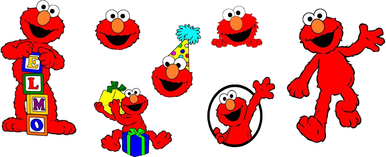 Download Elmo Clip Art Transparent Png - Elmo - ClipartKey