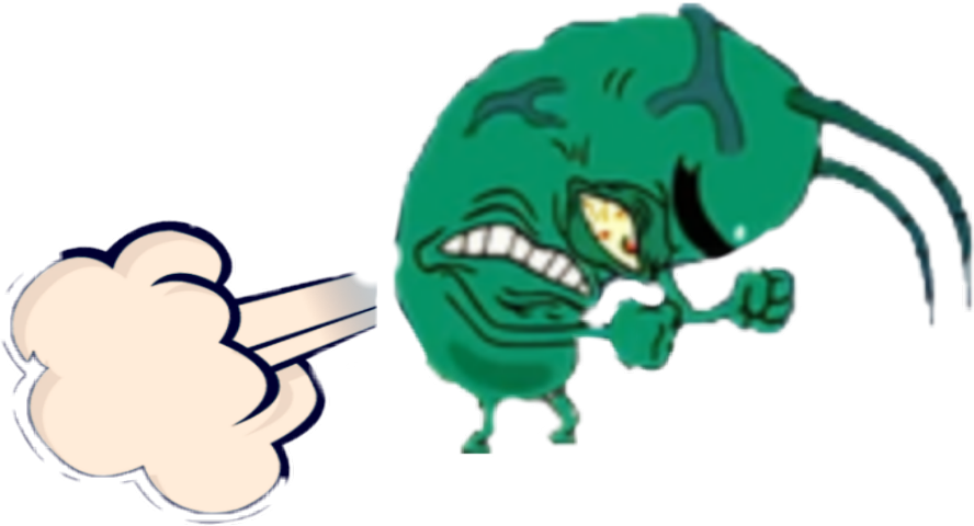 Download Fart Freetoedit - Spongebob Plankton Visible Frustration Meme ...