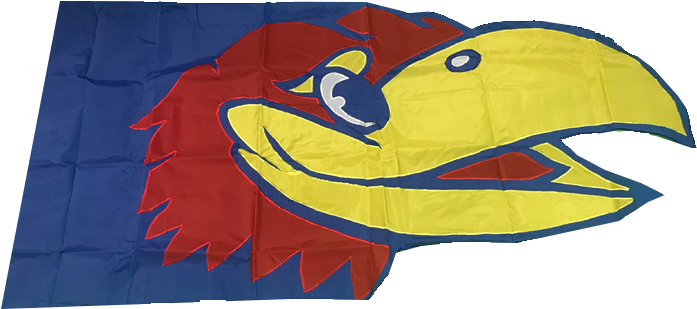 Download Jayhawk Head Flag - Kansas Jayhawks Logo Png - ClipartKey