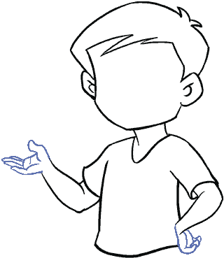 Download How To Draw A Boy In A Few Easy Steps Easy Drawing - Draw A ...