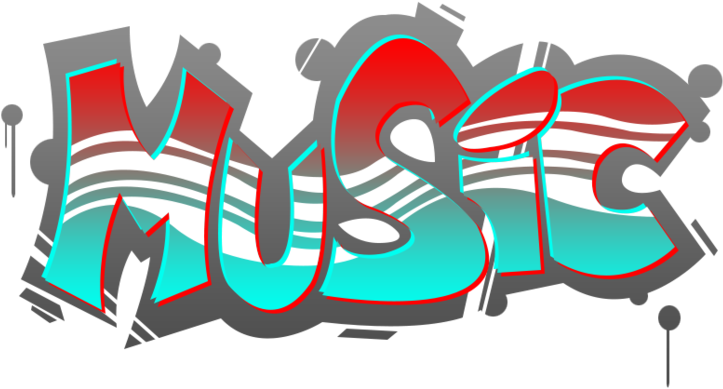 Download Music Graffiti Png - Music Graffiti Art Clipart - ClipartKey