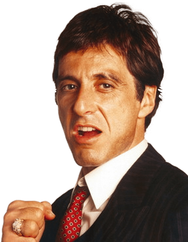 Download Al Pacino Portrait - Pacino Scarface Ring - ClipartKey