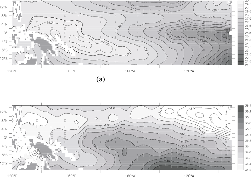 Download Triton And Tao Buoy Locations Shown On Maps Of The ...