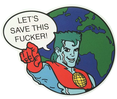 Download Captain Planet Sticker - ClipartKey