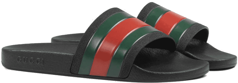 Download Gucci Flip Flops Png - Mens Gucci Slides - ClipartKey