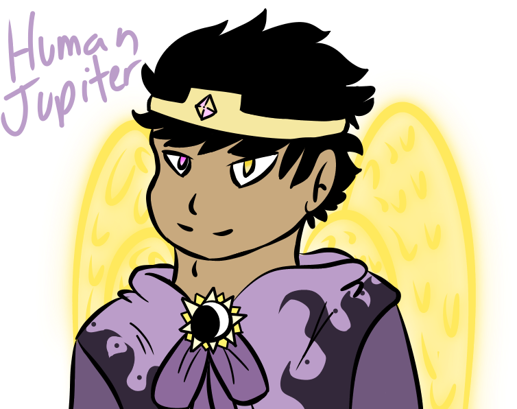 Download Here’s The Human Bean~ jupiter - Cartoon - ClipartKey