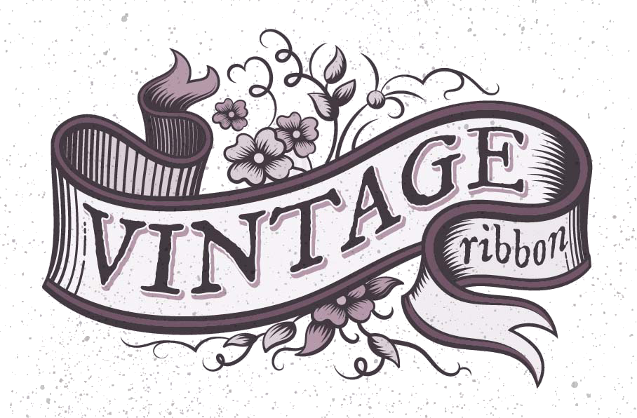 Download Transparent Vintage Ribbon Png - Vintage Ribbon Vector ...