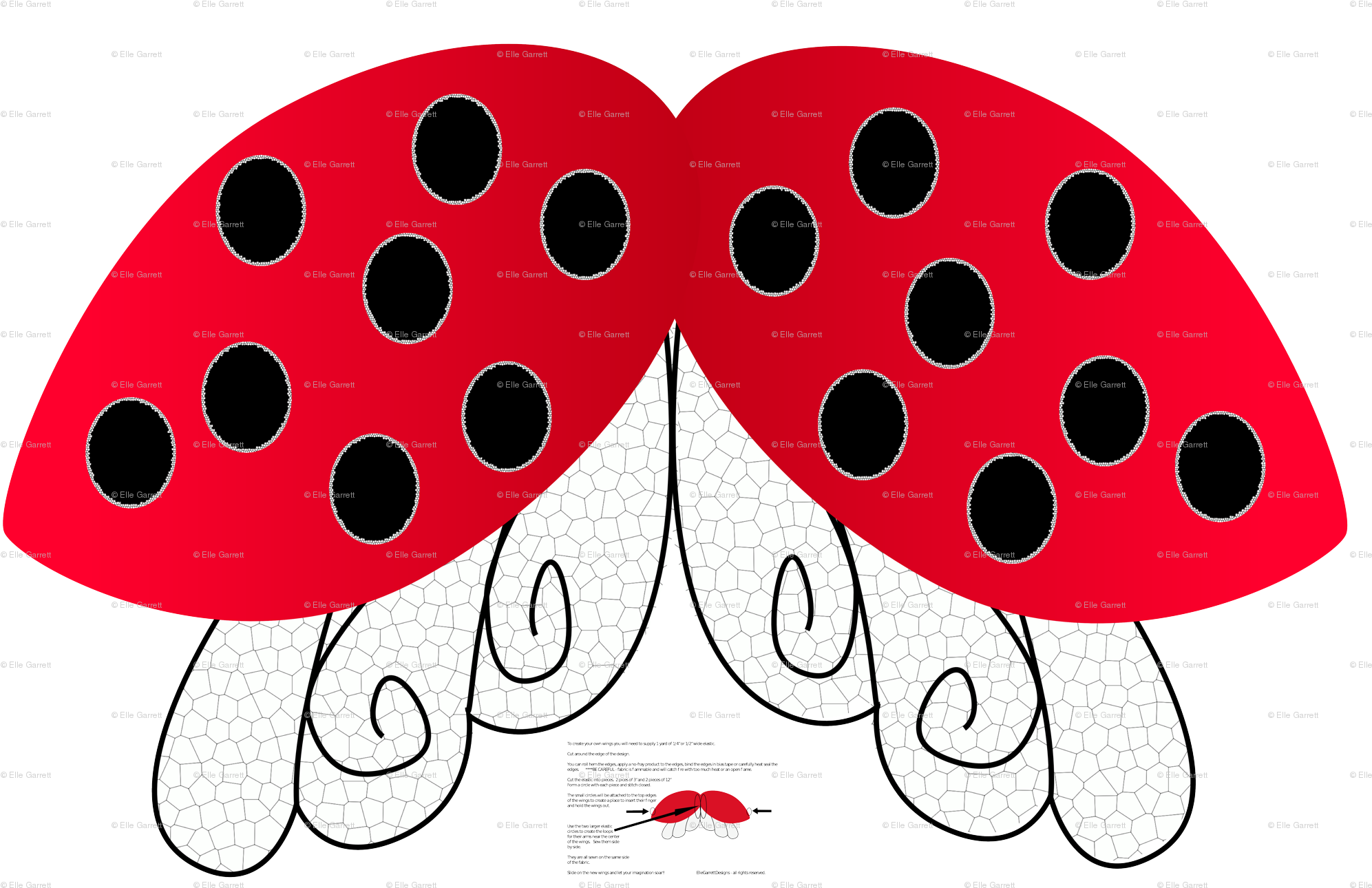 Download Ladybugs Clipart Air Animal - Ladybug Wings Png - ClipartKey