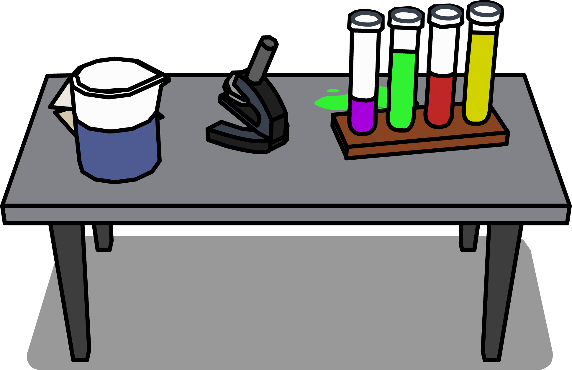 Download Laboratory Desk Sprite - ClipartKey