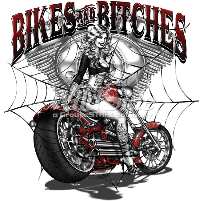 Download Chopper Girls Motorcycle Png - Pin Up Girl Harley Davidson ...