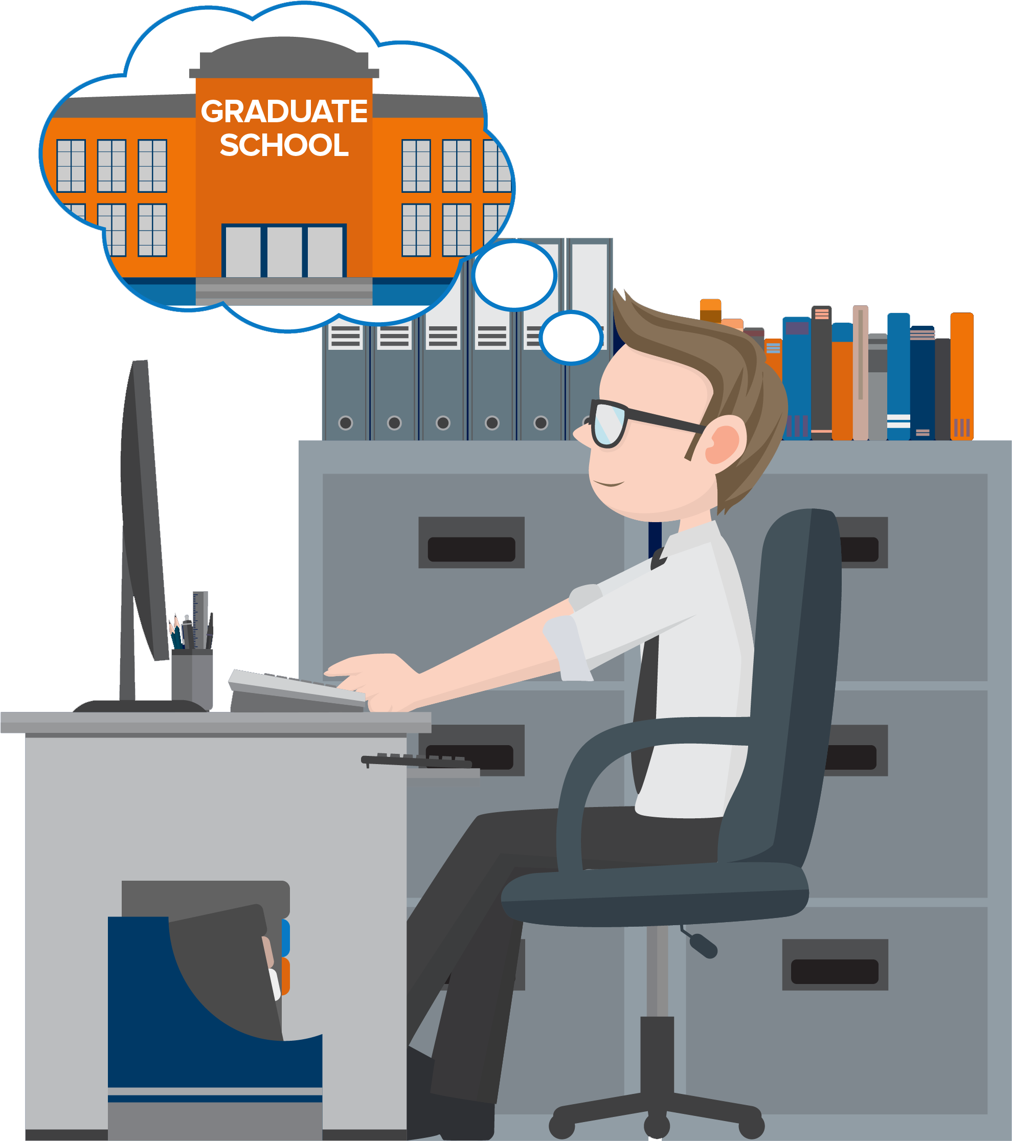 Download Clip Art Grad School Clipart - Graduate School Png - ClipartKey