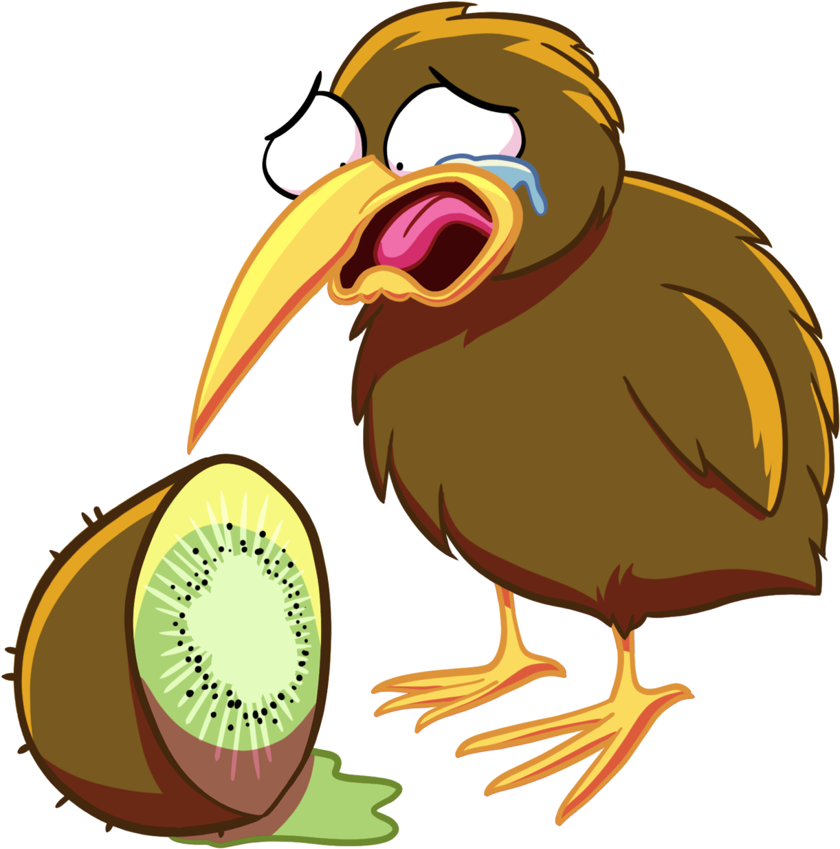 Download Kiwi Kiwi Bird Kiwi Fruit Oops Art Marachi Studios - Turkey - ClipartKey