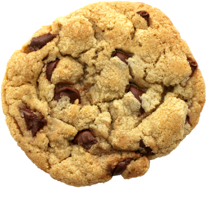 Download Transparent Chocolate Chip Cookie Png - Chocolate Chip Cookie ...