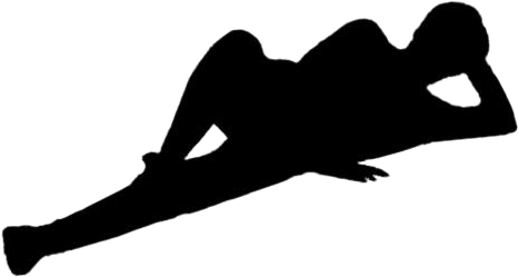 Download Person Lying Png Transparent Images - Silhouette - ClipartKey