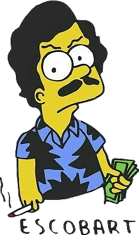 Download #escobar #bart #thesimpsons #freetoedit - Bart Simpson Pablo ...