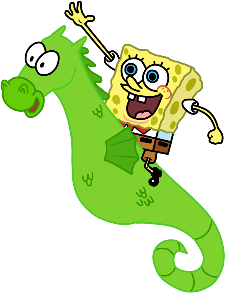 Download Handshake Clipart Clasp - Spongebob Seahorse Transparent ...