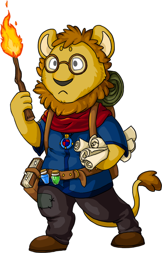 Download Adventurer Drawing Mascot - Cartoon - ClipartKey