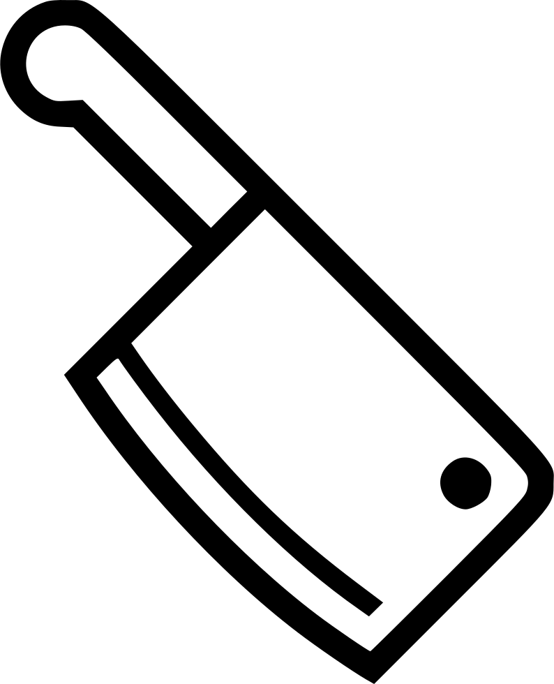 Download Meat Cleaver - Cleaver - ClipartKey
