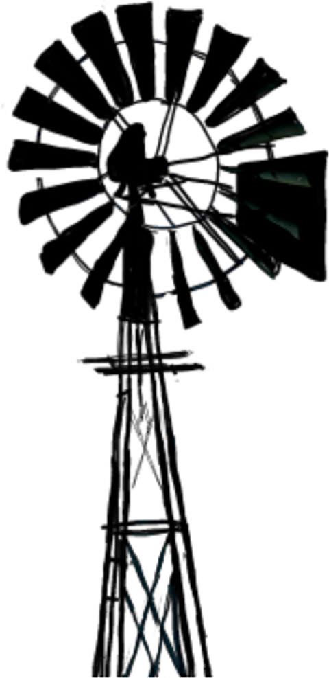 Download Wind Mill Png Silliuote Clipart , Png Download - Rune Calabria ...