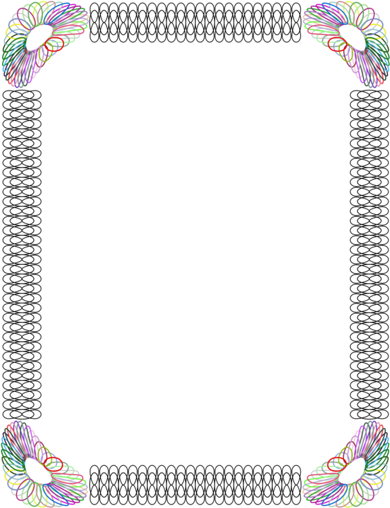 Download Transparent Spirograph Clipart - Spirograph Border - ClipartKey