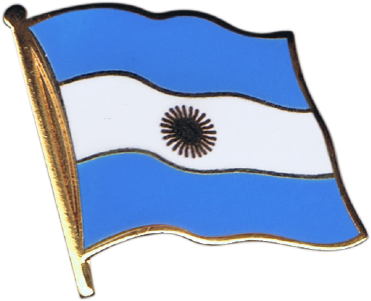 Download Argentina Flag Pin, Badge - Russian Flag Pin Png - ClipartKey