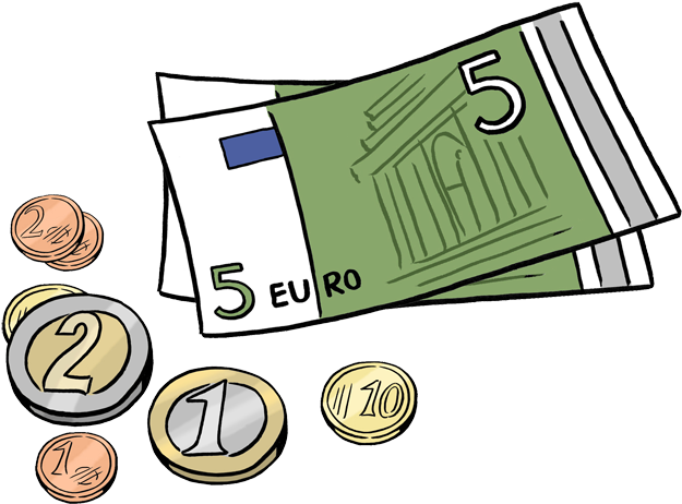 Download Thumb Image - Geld Euro Geld Clipart - ClipartKey