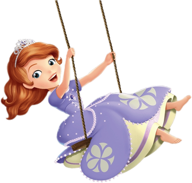 Download Sofia The First On Swing - Sofia The First Png - ClipartKey