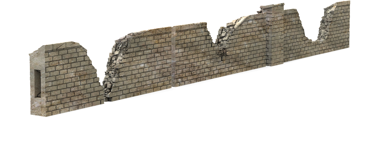 Download Transparent Broken Brick Wall Png - Brick - ClipartKey