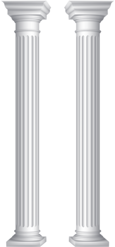 Download Columns Png Clip Art Image - Two White Columns - ClipartKey