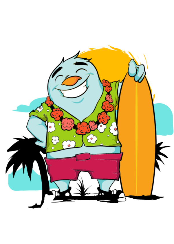 Download Hawaii Welcome Cartoons , Transparent Cartoons - Hawaii ...