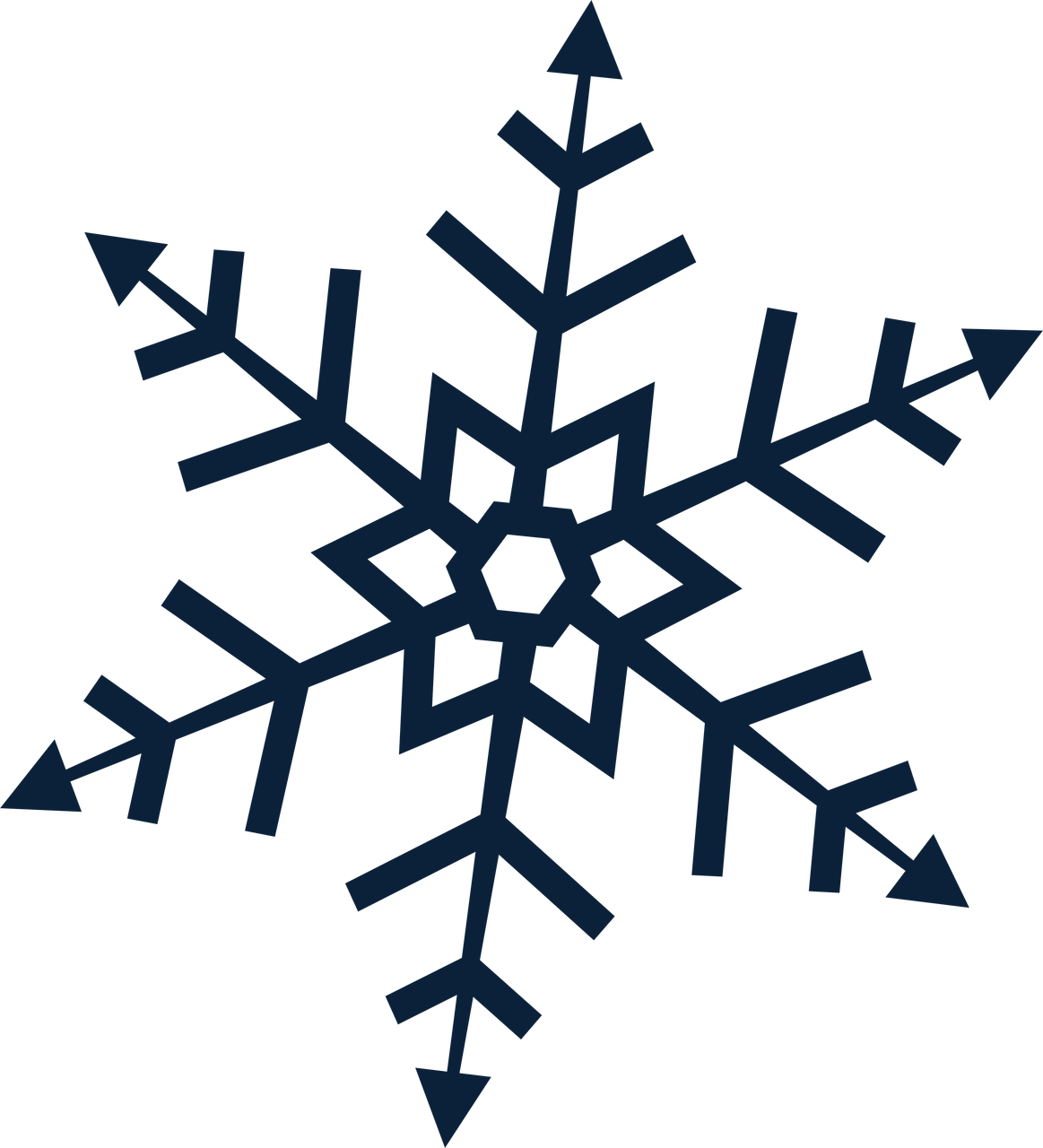 Download Snowflake Outline Clipart , Transparent Cartoons - Outline ...