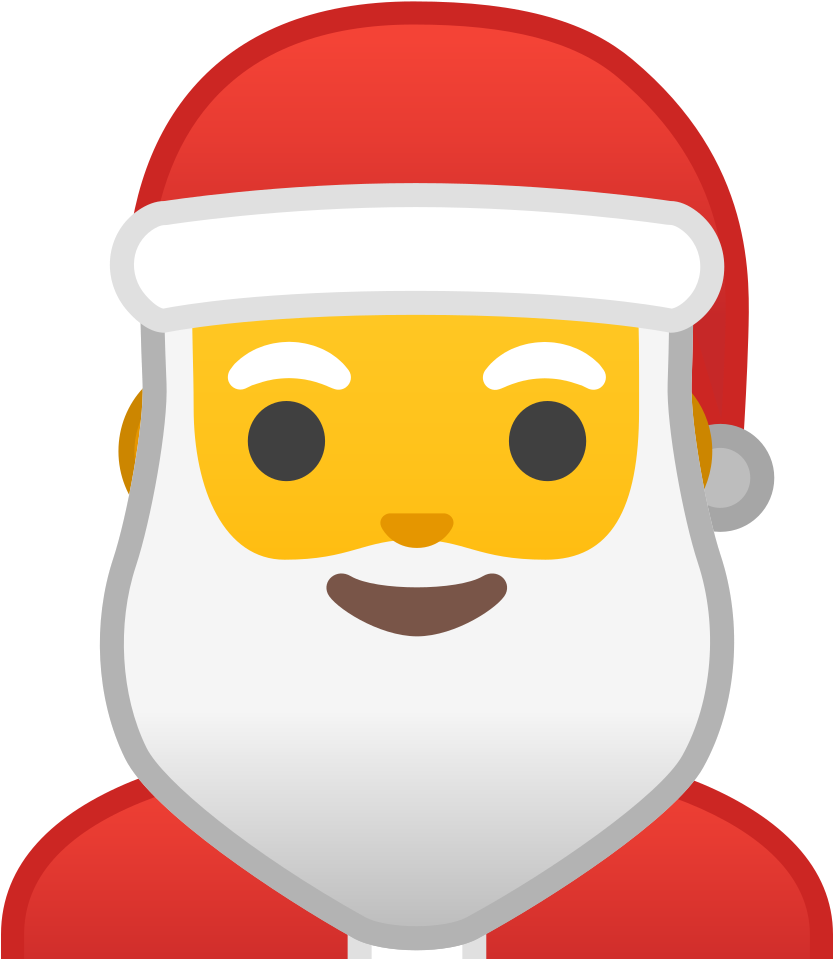 Download Clipart Santa Emoji - Christmas Emoji - ClipartKey